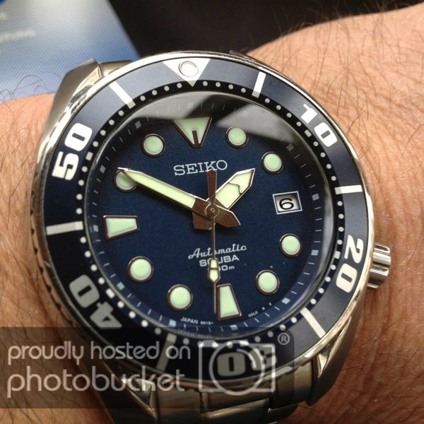 ***SOLD*** Seiko SUMO - Blue Dial / Bezel - MINT! | WatchCharts Marketplace