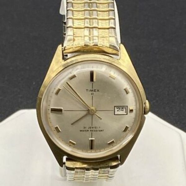 Nice! 1969 Timex 21 Series 6544 7569A Vintage Manual Wind Men’s Watch ...