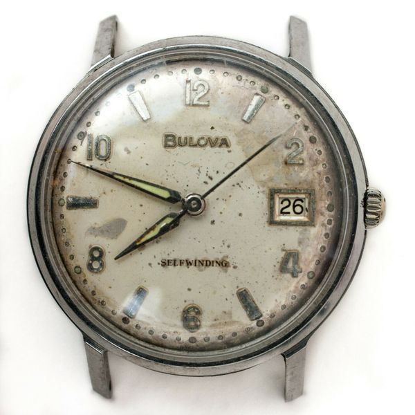 1960s Vintage Bulova Automatic Watch Self Winding Date 11AFACD 17J Runs ...