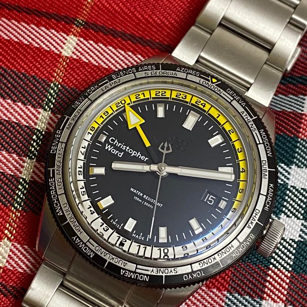 [WTS][EU] REDUCED Christopher Ward C65 GMT Worldtimer | WatchCharts ...