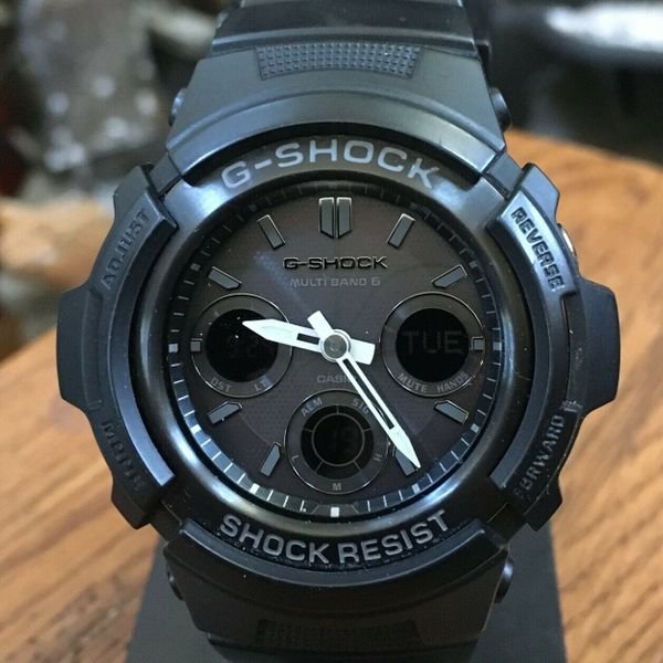 Casio G-SHOCK Men's AWGM-100B Mod 5230 Tough Solar Multiband 6 Anilog ...