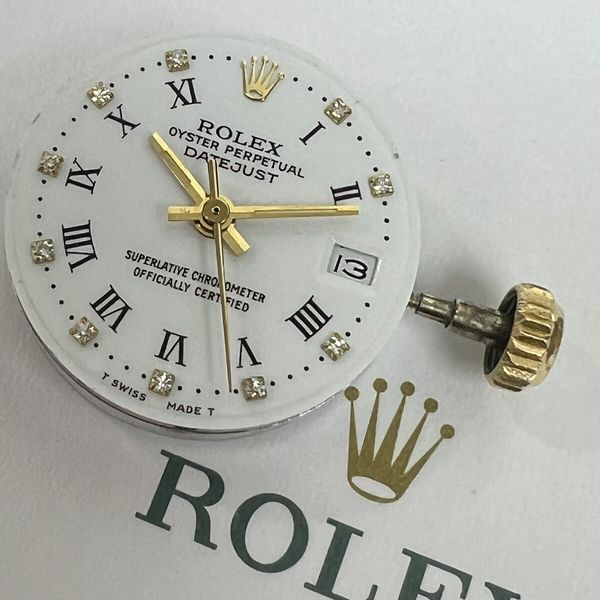 GENUINE Rolex 2030 Complete Movement With Factory Diamond Dial And ...