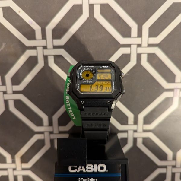 Casio Amber World Time Illuminator "Royale" AE-1200WHD Mod More Colors ...