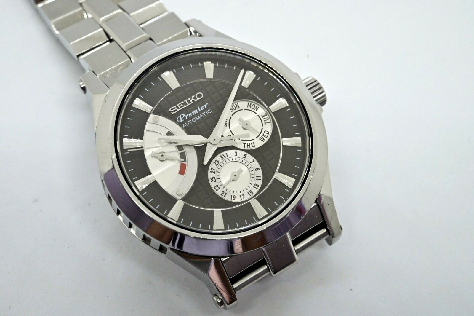 Seiko Premier SPB001 Automatic Power reserve day-date 6r20 Japan made ...