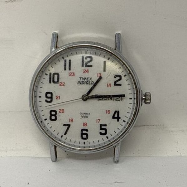 Timex Indiglo Mens Watch Face Only CR 2012 Cell | WatchCharts Marketplace