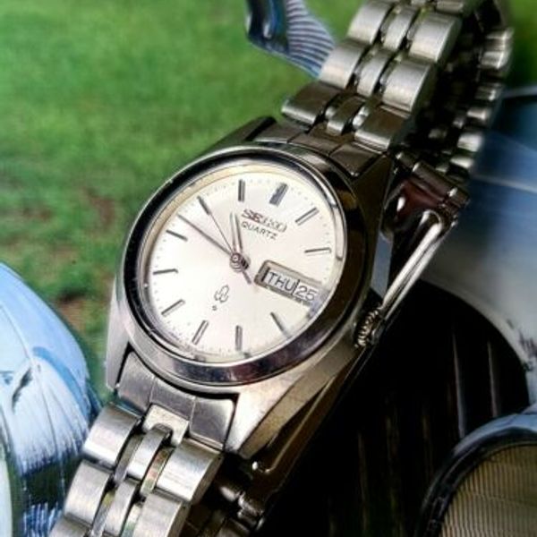 Vintage Seiko Quartz Day-Date Women's Watch 7903-0090 White Dial ...