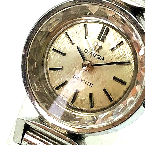 OMEGA Women's DE VILLE Manual Winding Watch St.Steel Cut Glass ...