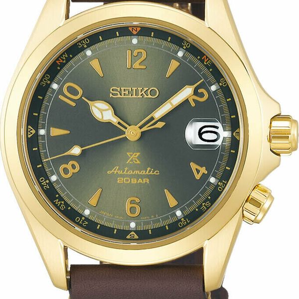 Seiko Prospex Alpinist SPB210 Men's Watch in Green, steel 39mm ...