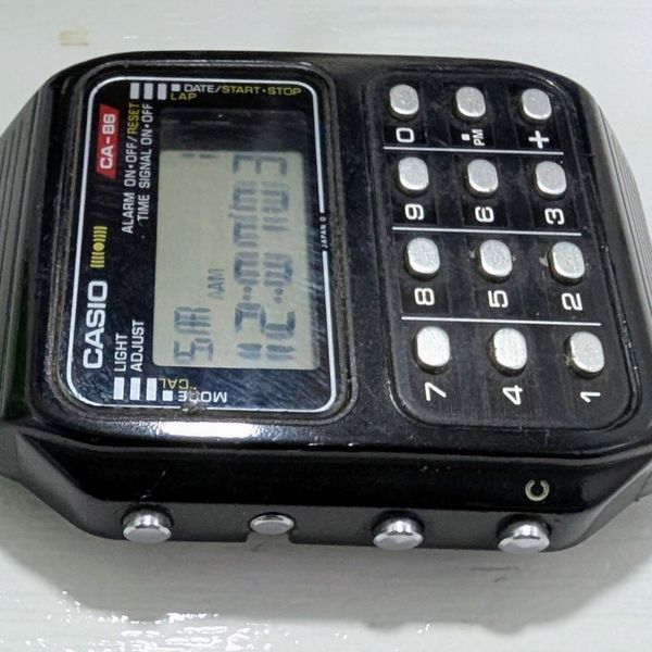 Casio CA-86 LCD Digital Watch Module Works But Buttons Are Intermittent ...