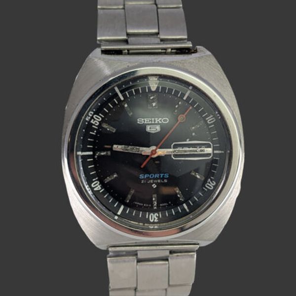 Vintage Seiko 5 Sports 6319-6000 Automatic Watch c.1977 #65469 ...