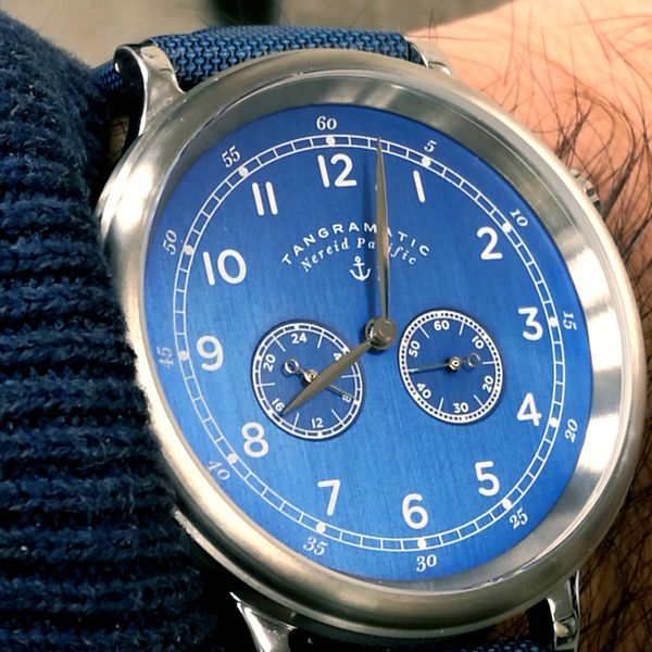 [WTS] Tangramatic Nereid Pacific blue, marine chronometer style watch ...