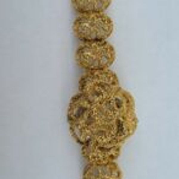 Rolex Ladies 14k Gold Nugget Style Cage Concealed Dial Ref 8092 Watch ...