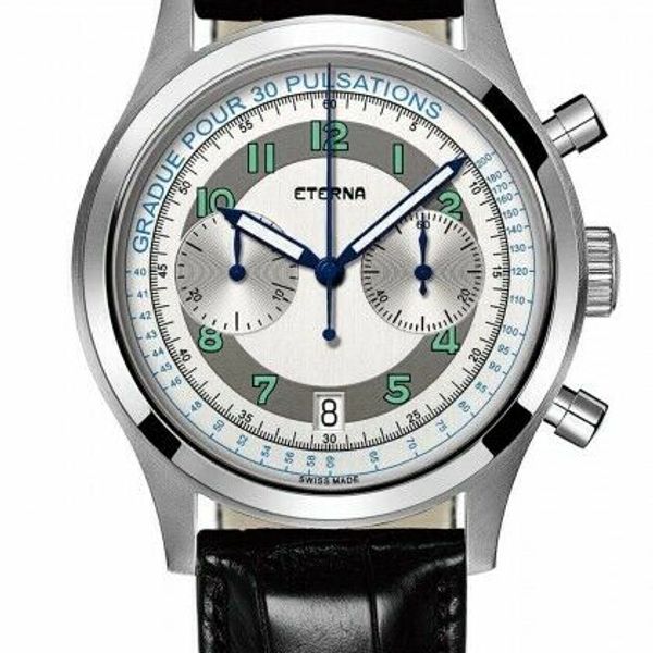 ETERNA HERITAGE PULSOMETER CHRONOGRAPH 1942 AUTO DATE LTD. ED | WatchCharts