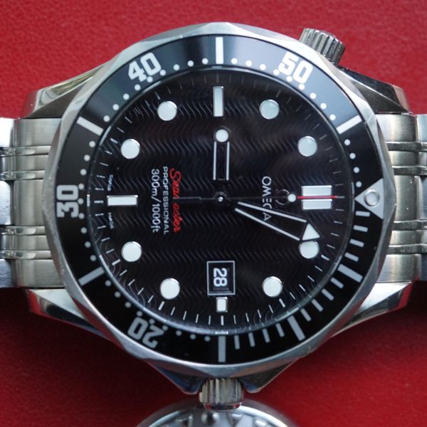SOLD: Omega Seamaster Pro 300M - Black Quartz 41mm | WatchCharts ...