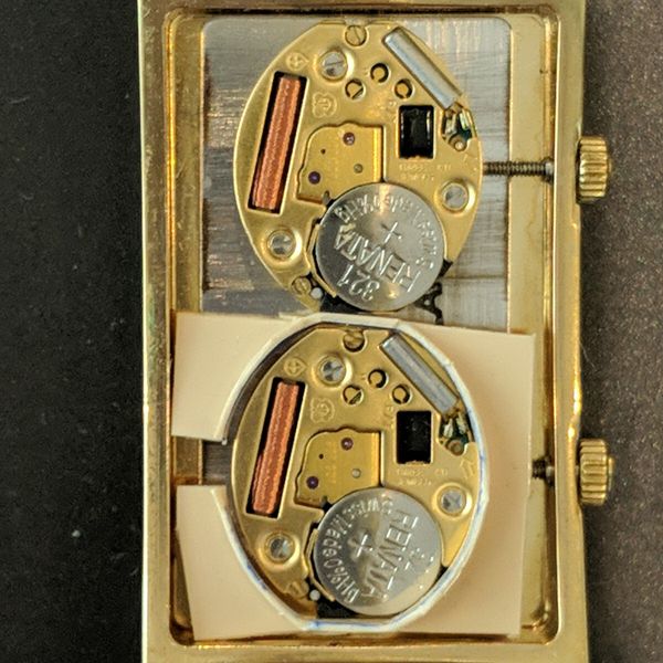 Hamilton American Traveler Dual Time Quartz Watch For Parts or ...