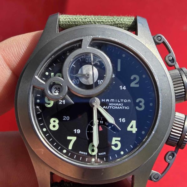 [WTT/WTS] Hamilton Titanium Khaki Frogman Automatic Chronograph ...