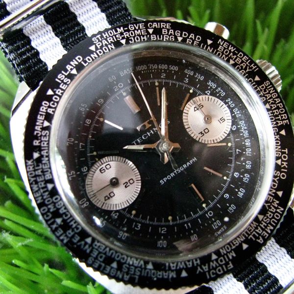 VINTAGE TECHNOS SPORTSGRAPH CHRONO WORLD TIME | WatchCharts Marketplace