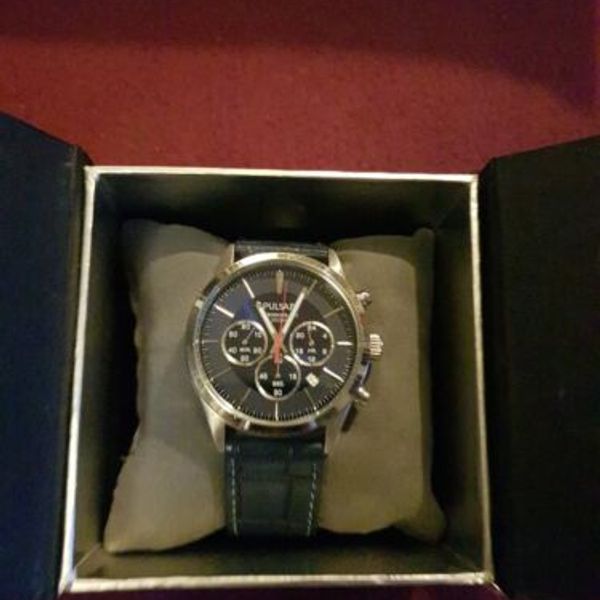 Gents Pulsar By Seiko Chronograph 100m Water Resistant Watch ...