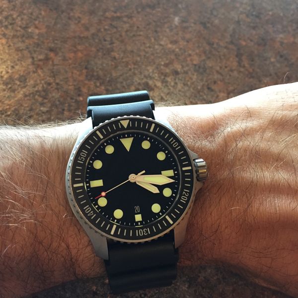 Wilson watch works Ti22 diver. | WatchCharts Marketplace