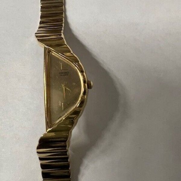 Vintage Seiko ladies half moon watch 1F20-5D59 | WatchCharts Marketplace