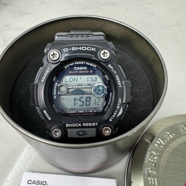 Casio G-SHOCK GW-7900 Digital Solar Wave Ceptor Watch with Tide & Moon ...