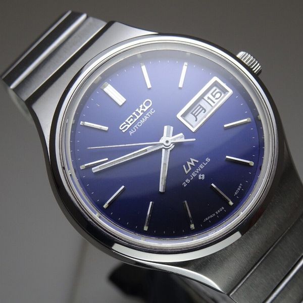 Serviced Vintage 1972 JAPAN SEIKO LORD MATIC WEEKDATER 5606-6040 25J Automatic. | WatchCharts ...