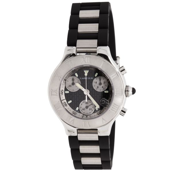 FS: MINT Pre-Owned Cartier SM21 Chronoscaph W10198U2 | WatchCharts ...