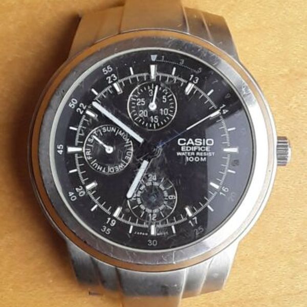 Casio EDIFICE EF 305 Timepiece Watch Chronograph Japan Vtg Mens WOW ...
