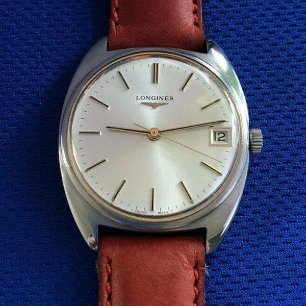 VINTAGE LONGINES cir 1960 MEN'S WATCH STAINLESS STEEL 17 JEWELS CAL ...