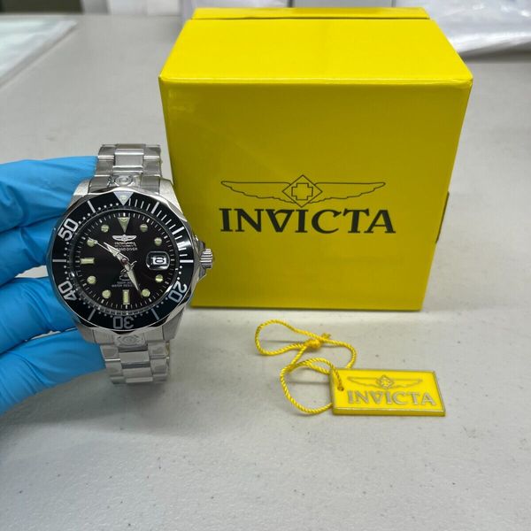 Invicta Pro Diver Grand Diver Automatic 3 Hand Black Dial Men's Watch ...