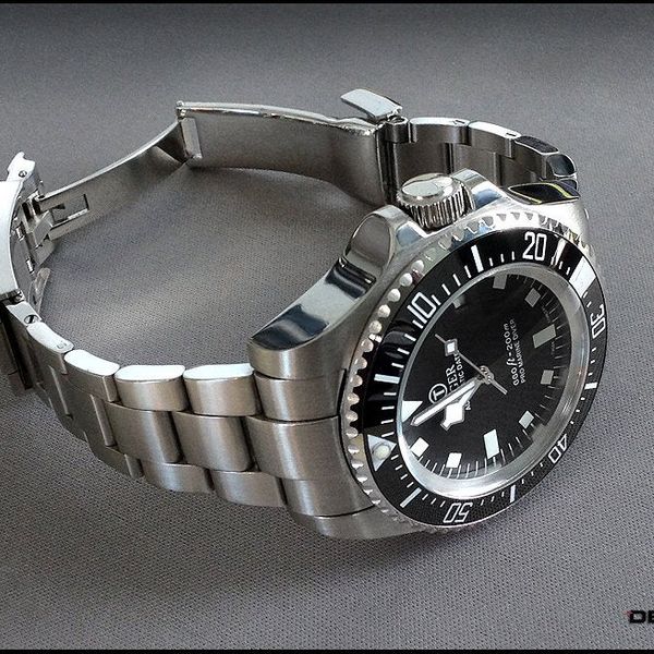 FS: Tiger Concepts Deep Sea - Black Dial - Snow Flake Hands - 200m ...
