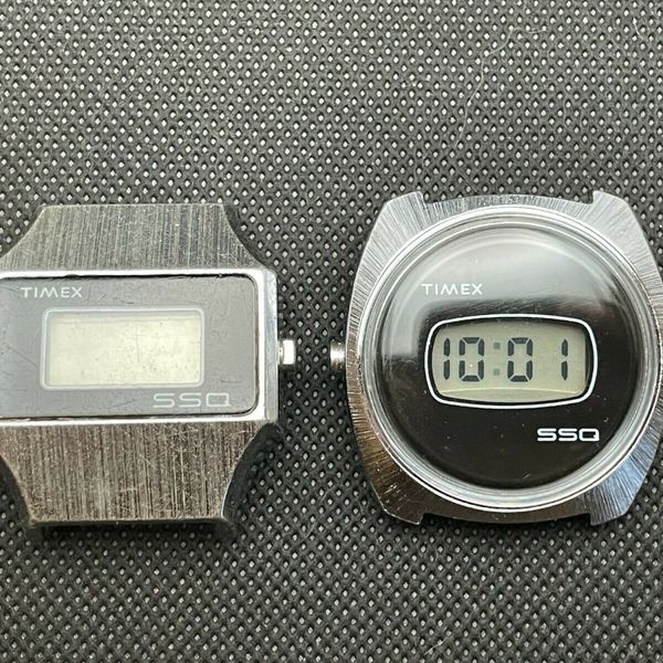 Vintage Timex SSQ Digital Quartz LCD Watch Working plus bonus SSQ ...