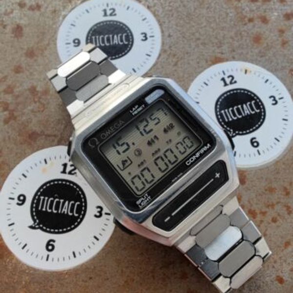 TiccTacc® - Vintage OMEGA Quartz Sensor 386.0811 LCD Watch SERVICED ...