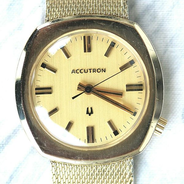 Vintage 1970 Bulova Accutron Tuning Fork Watch | WatchCharts Marketplace