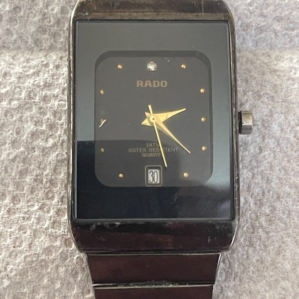 RADO 3ATM WATER RESISTANT QUARTZ SWISS MOVEMENT 3710-2035 USED ...