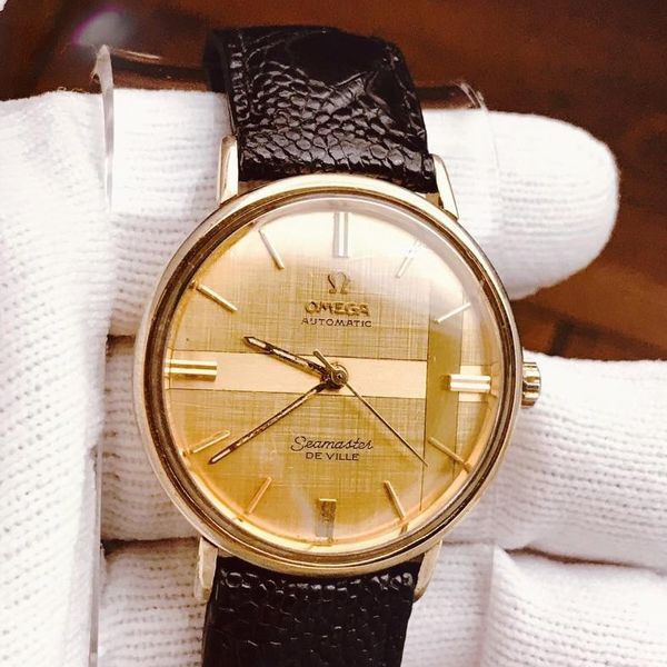 1965 OMEGA SEAMASTER Cal 550 14K Gold Filled 17J AUTOMATIC MEN'S ...