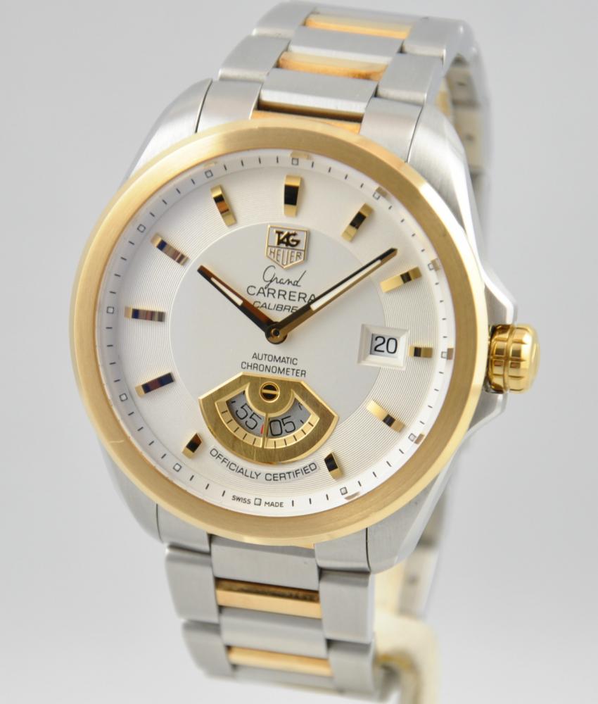 FS: TAG Heuer Grand Carrera Calibre 6 RS Date 18k Gold YG.SS WAV515B ...