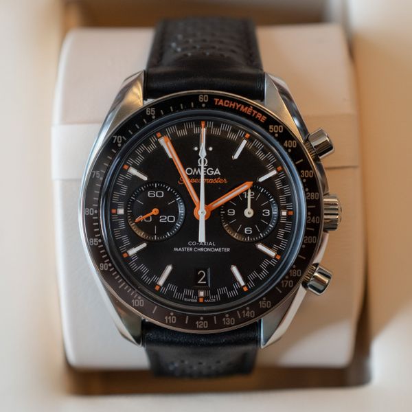 Omega Speedmaster Racing 9900 black / orange | WatchCharts Marketplace
