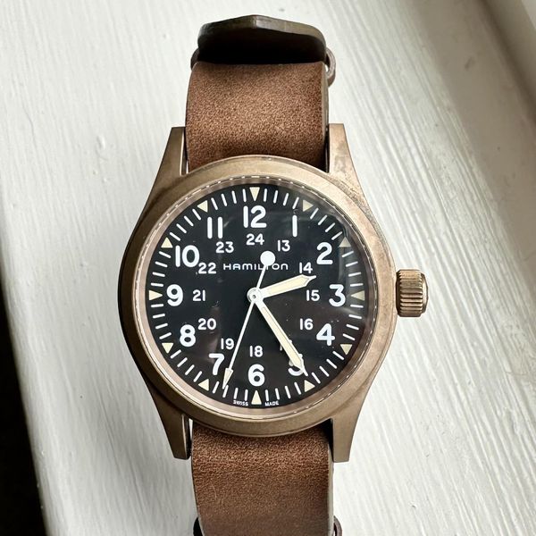 [WTS] Hamilton Khaki Field Mechanical Bronze 38mm | WatchCharts Marketplace