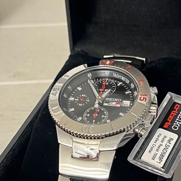 Excellent condition! Seiko Honda BAR Honda 7T92-0GE0 Chronograph Quartz ...