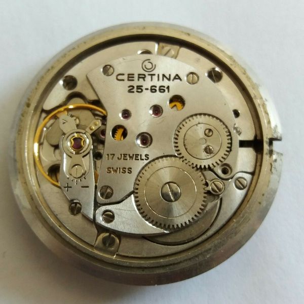 CERTINA 25 661 MOVEMENT NEW ART DIAL | WatchCharts