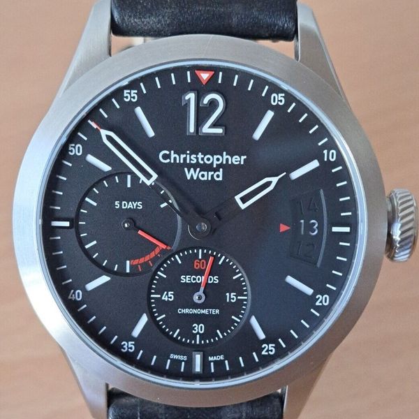 Christopher Ward C8 P/Reserve Chronometer - Christopher Ward C08-44HPR1-S00K1 | WatchCharts ...