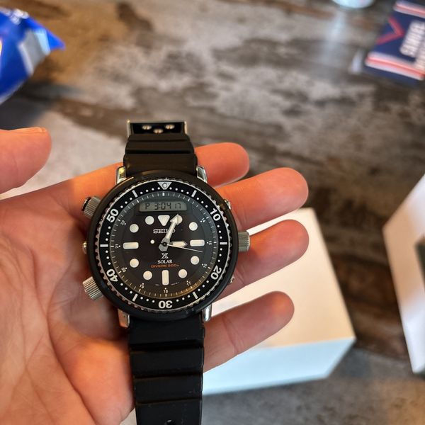 Seiko Prospex Men's Black Watch - SNJ025 with box | WatchCharts Marketplace