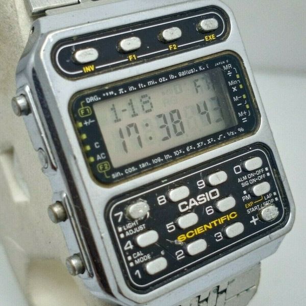 Vintage CASIO SCIENTIFIC Calculator CFX-200 Module 197 Digital Quartz ...