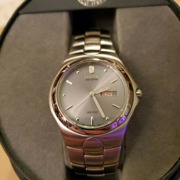 Men's Citizen Eco Drive Solar Watch Stainless e101-K17535 NEW ...