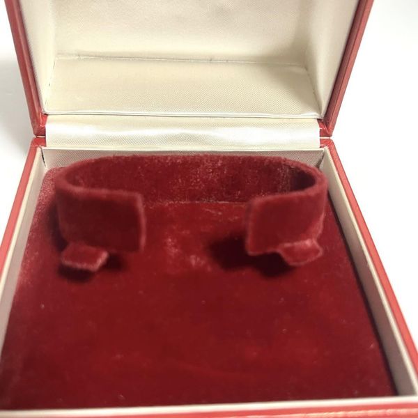Omega Red Leather Watch Case with Tag - Vintage Antique Box Only ...