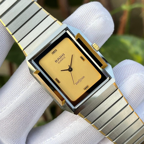Rare Rado Diastar Two Tone "Octagonal" 110.0199.3 Swiss Made Men's ...