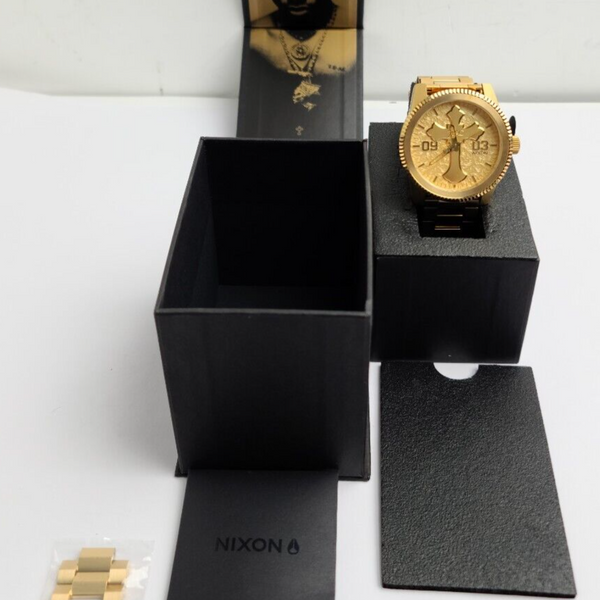 Nixon x 2PAC Tupac Corporal Gold Cross Watch | WatchCharts Marketplace