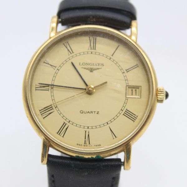 F Vintage Gents Longines L.950.2 Quartz Working Wristwatch ...