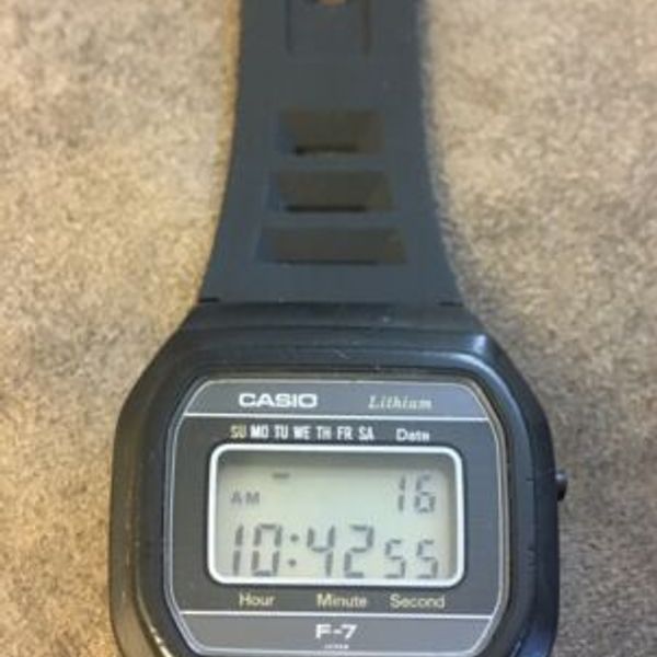 Vintage Casio Digital 58F-7 Lithium Japan | WatchCharts Marketplace